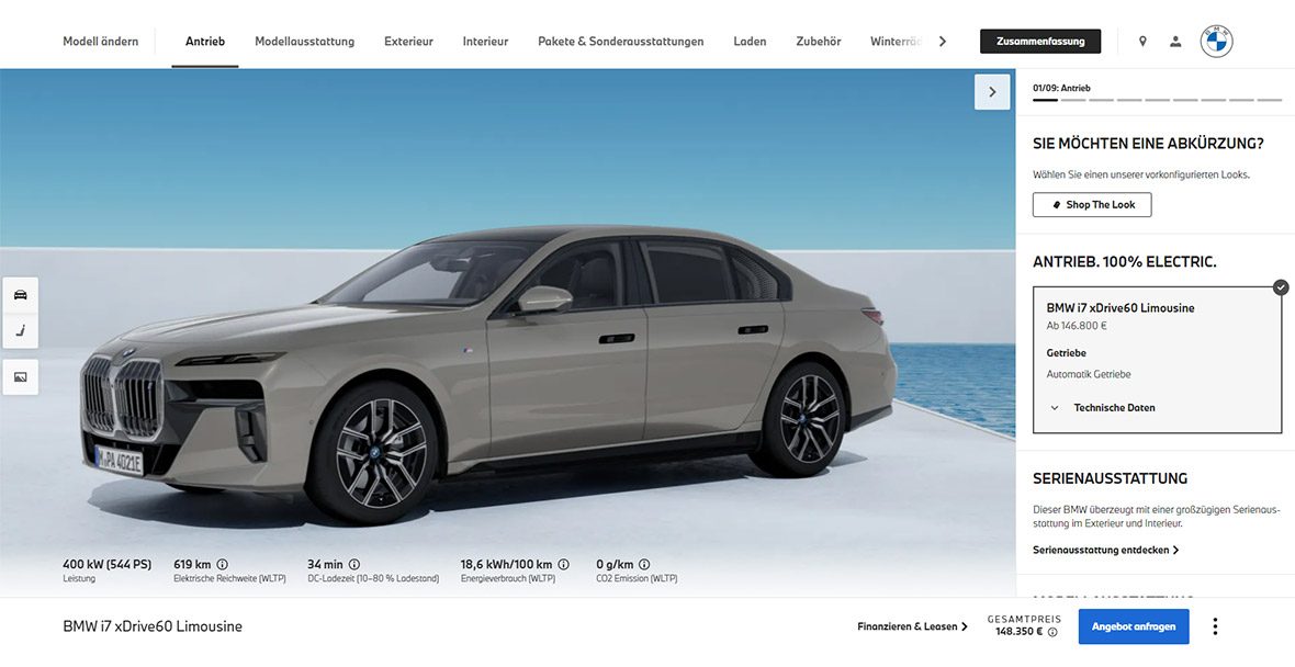 BMW Konfigurator – Gestalten Sie Ihr individuelles Traumfahrzeug